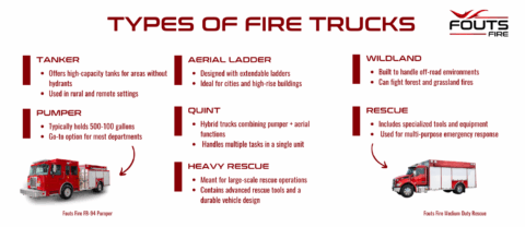 Types of Fire Trucks | Different Fire Apparatus Types